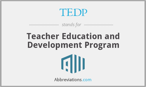 What does TEDP stand for?