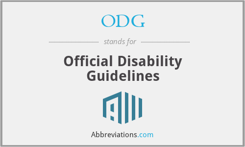 What does ODG stand for?