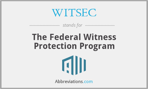 What does WITSEC stand for?