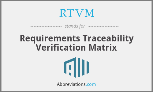 What does RTVM stand for?