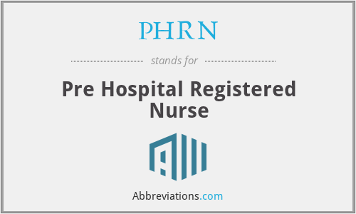 What does PHRN stand for?