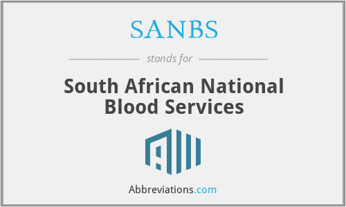 What does SANBS stand for?