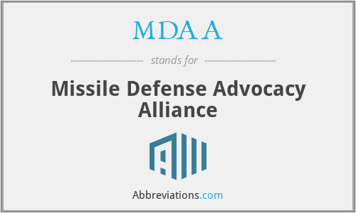 What does MDAA stand for?