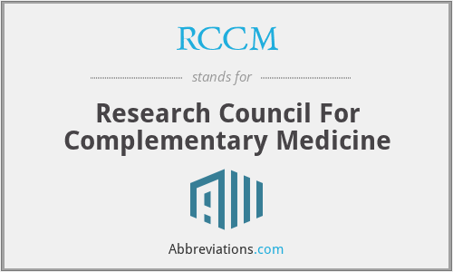 What does RCCM stand for?