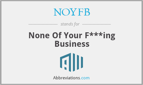 What does NOYFB stand for?
