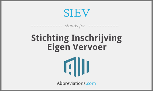What does SIEV stand for?