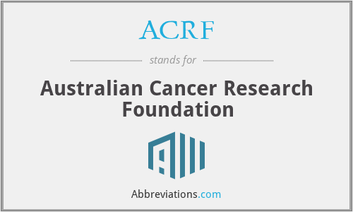 What does ACRF stand for?