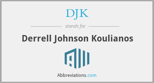 What does DJK stand for?