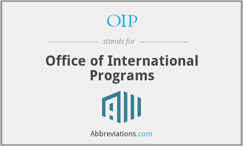 What does OIP stand for?