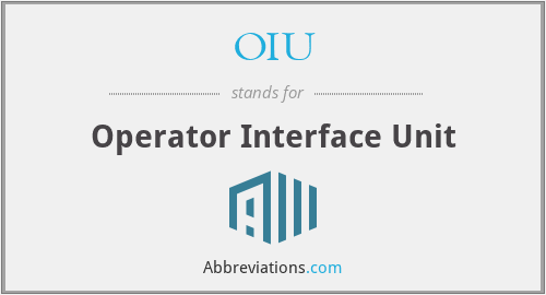What does OIU stand for?
