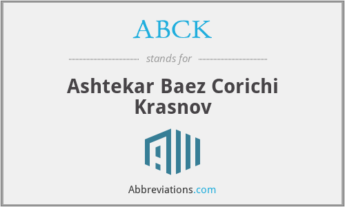 What does ABCK stand for?