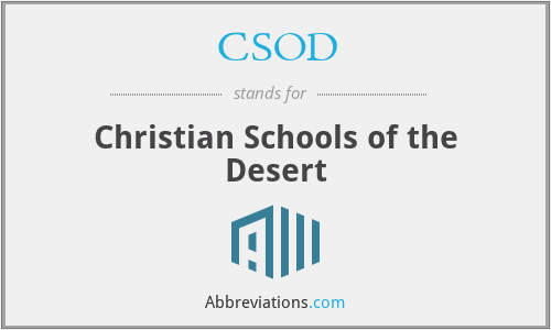 What does CSOD stand for?