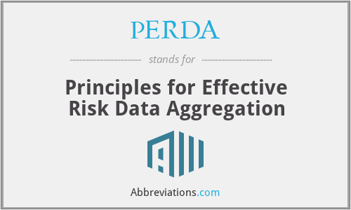 What does PERDA stand for?