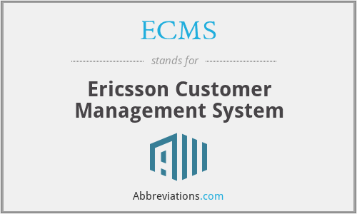 What does ECMS stand for?