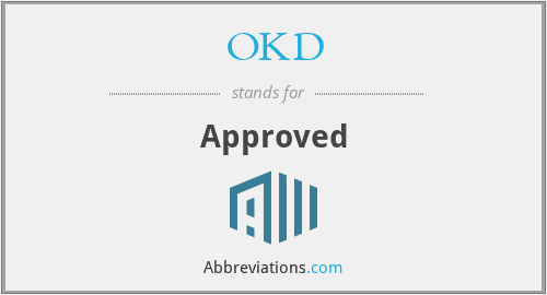 What is the abbreviation for Approved?