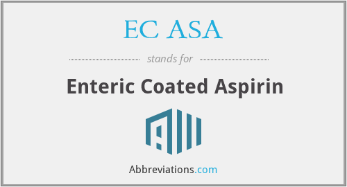 What does EC ASA stand for?