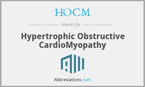 What does HOCM stand for?
