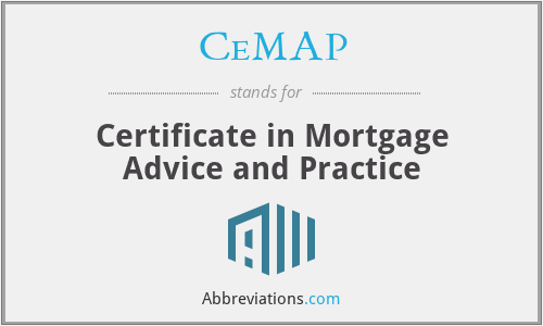 What does CEMAP stand for?