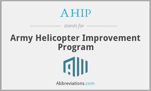 What does AHIP stand for?