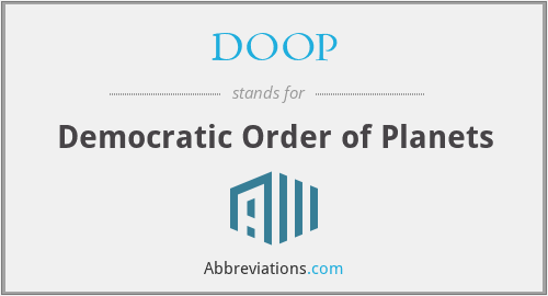 What does DOOP stand for?