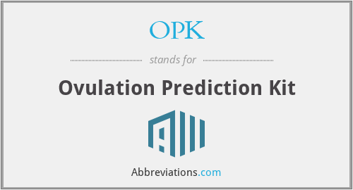 What does OPK stand for?