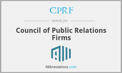 What does CPRF stand for?