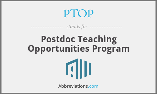 What does PTOP stand for?