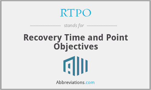 What does RTPO stand for?
