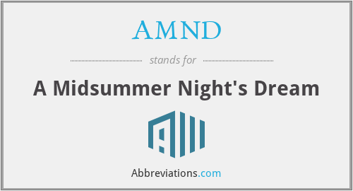 What does AMND stand for?