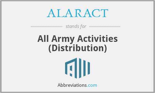 What does ALARACT stand for?