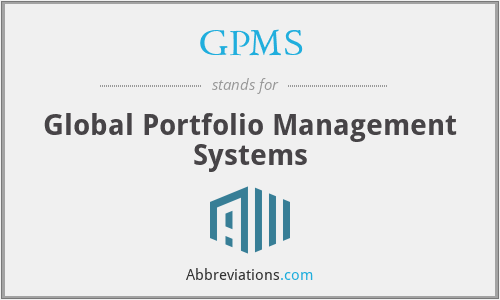 What does GPMS stand for?