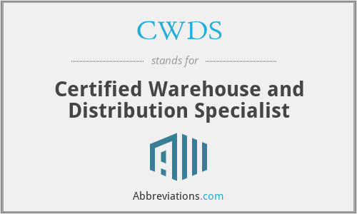 What does CWDS stand for?
