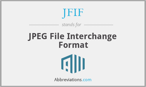 JFIF - JPEG File Interchange Format