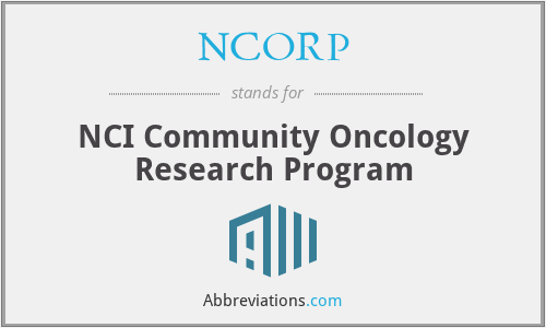 What does NCORP stand for?