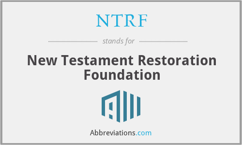 What does NTRF stand for?