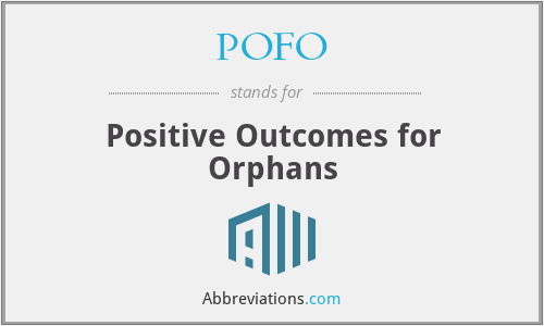 What does POFO stand for?