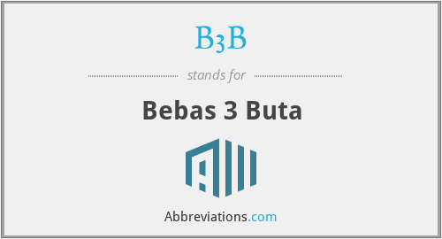 What does B3B stand for?