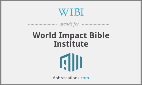 What does WIBI stand for?