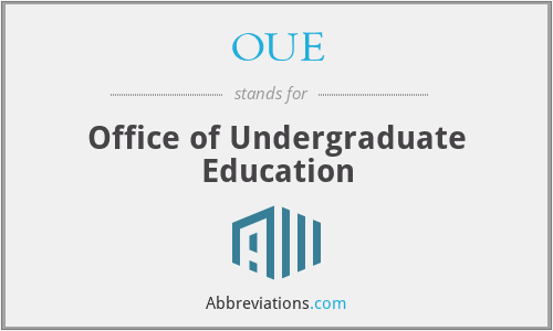 What does OUE stand for?