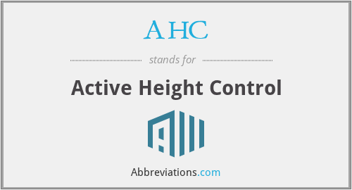 AHC - Active Height Control
