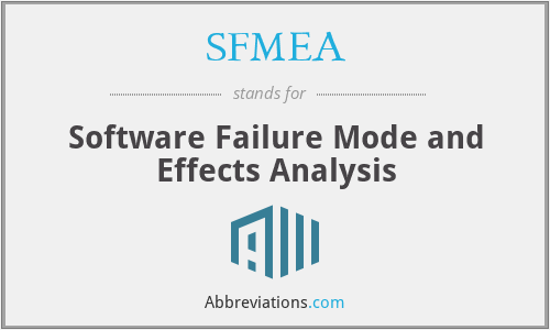 What does SFMEA stand for?