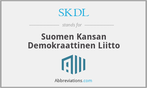 What does SKDL stand for?