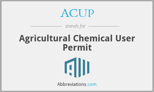 What does ACUP stand for?