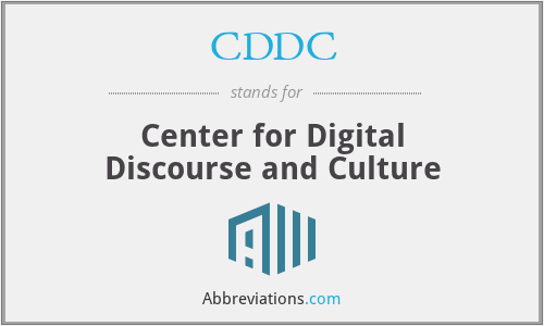 What does CDDC stand for?