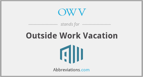 What does OWV stand for?