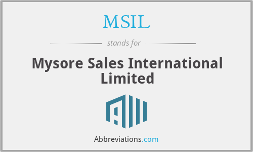What does MSIL stand for?