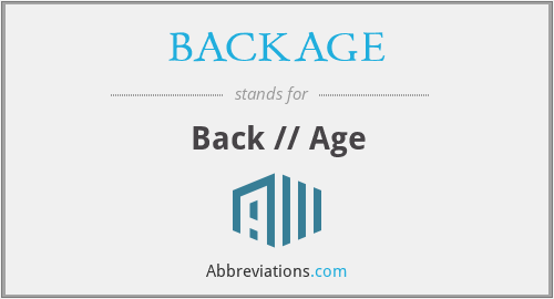 What does BACKAGE stand for?