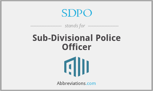What does SDPO stand for?