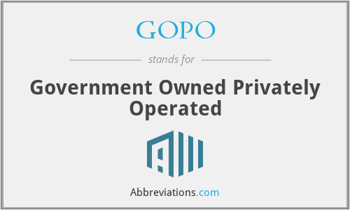 What does GOPO stand for?
