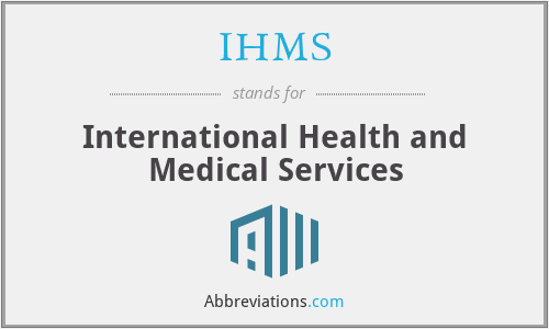 What does IHMS stand for?